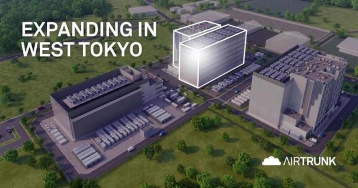 Airtrunk data center development at Tokyo data center