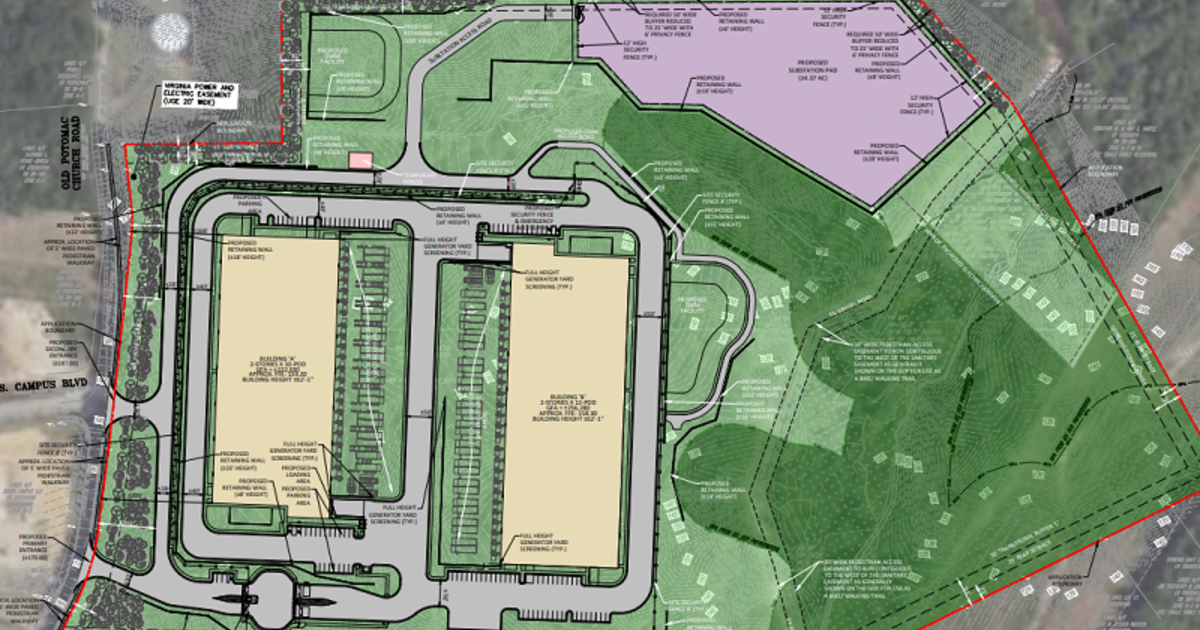 Amazon plans a campus with two buildings in Stafford County, Virginia