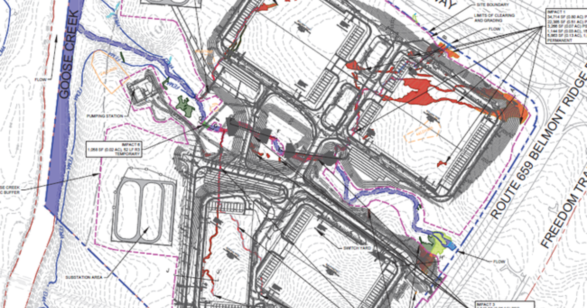 Application Submitted by Vantage For a 134-acre Data Center Facility in ...