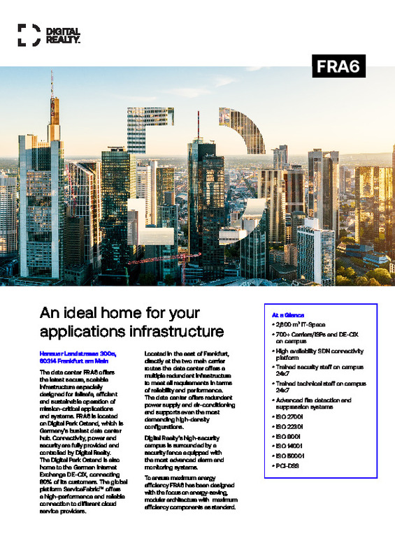 Digital Realty Frankfurt Campus Data Center