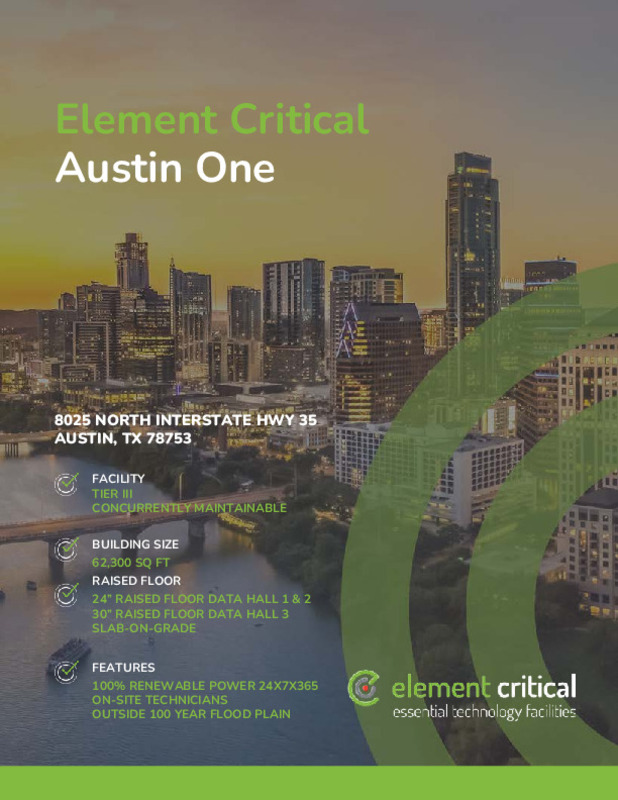 Element_Critical_Austin_One_Data_Center_Brochure_7-24-24.pdf - Element ...
