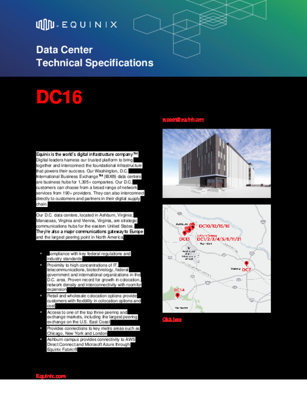 Equinix-ibx_dc16_en.pdf - Equinix DC16 Data Center