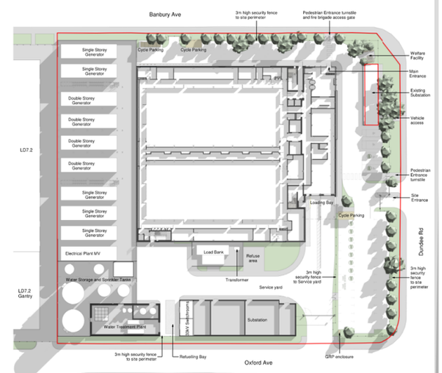The Equinix Slough Campus includes LD4, LD5, LD6, LD10 Data Centres