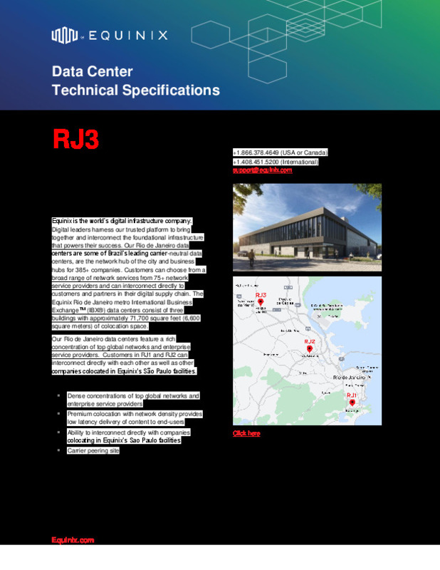 Equinix-ibx_rj3_en.pdf - Equinix: RJ3 Data Center