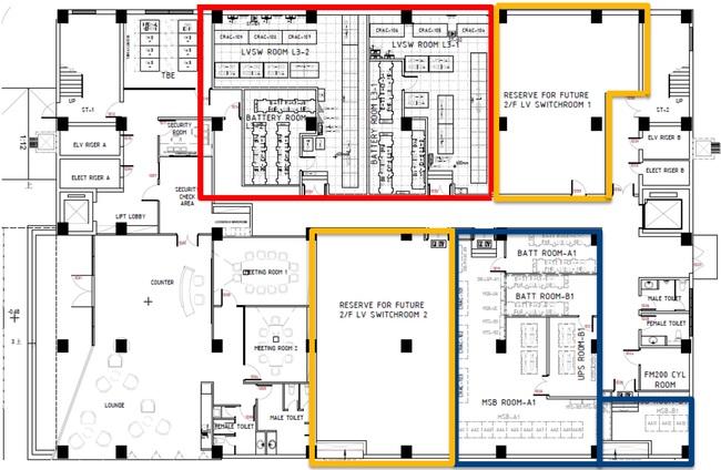 Separate UPS Infrastructure for Each Colo Area