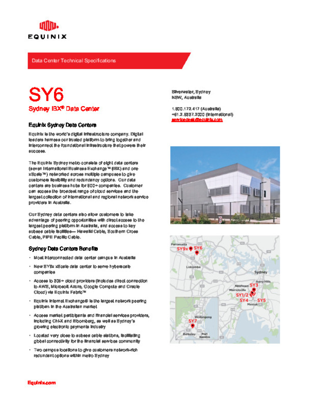 ibx_sy6_en.pdf - Equinix SY6 Data Center