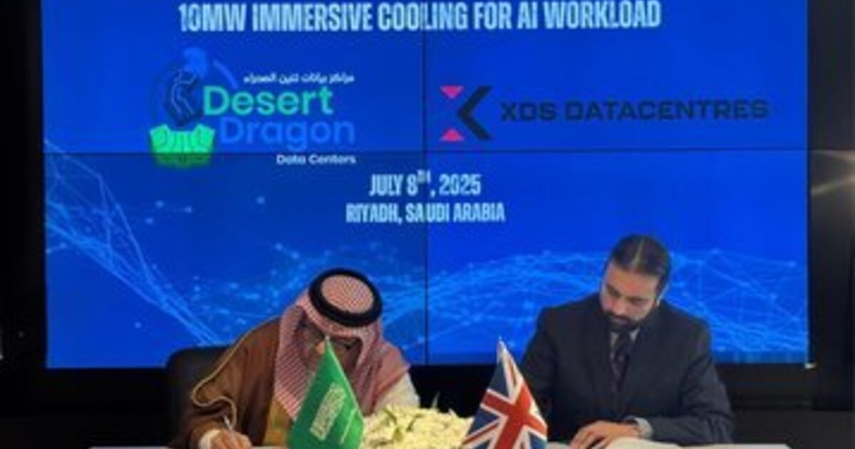 ICS Arabia and XDS to Deliver Immersion Cooled Facilities in Saudi Arabia