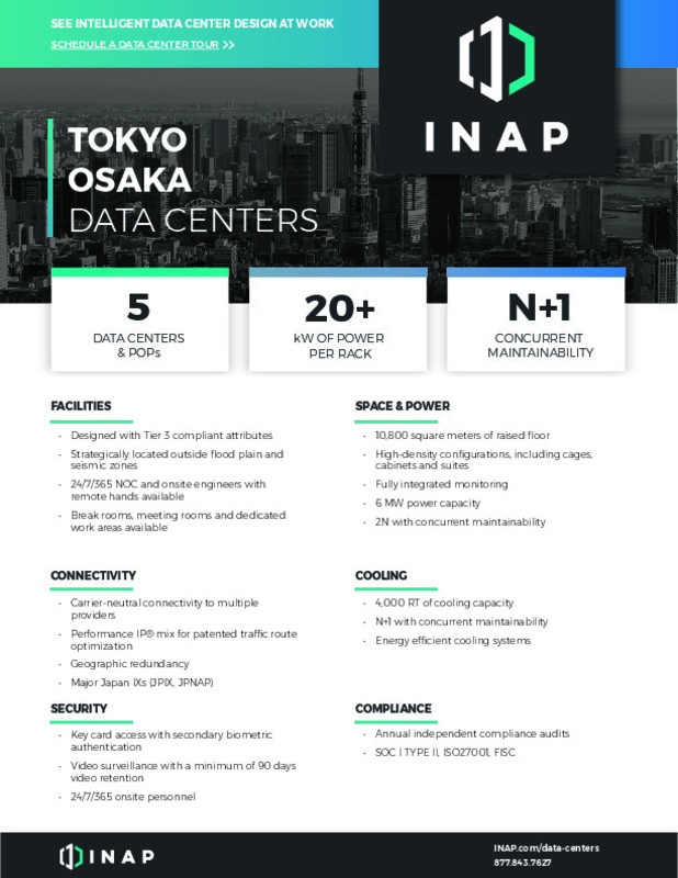INAP Osaka Data Center