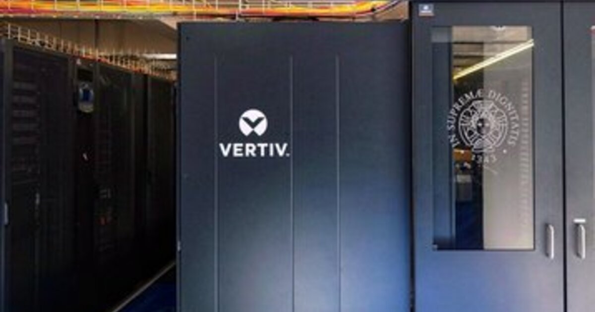Italian University selects Vertiv for data center infrastructure expansion