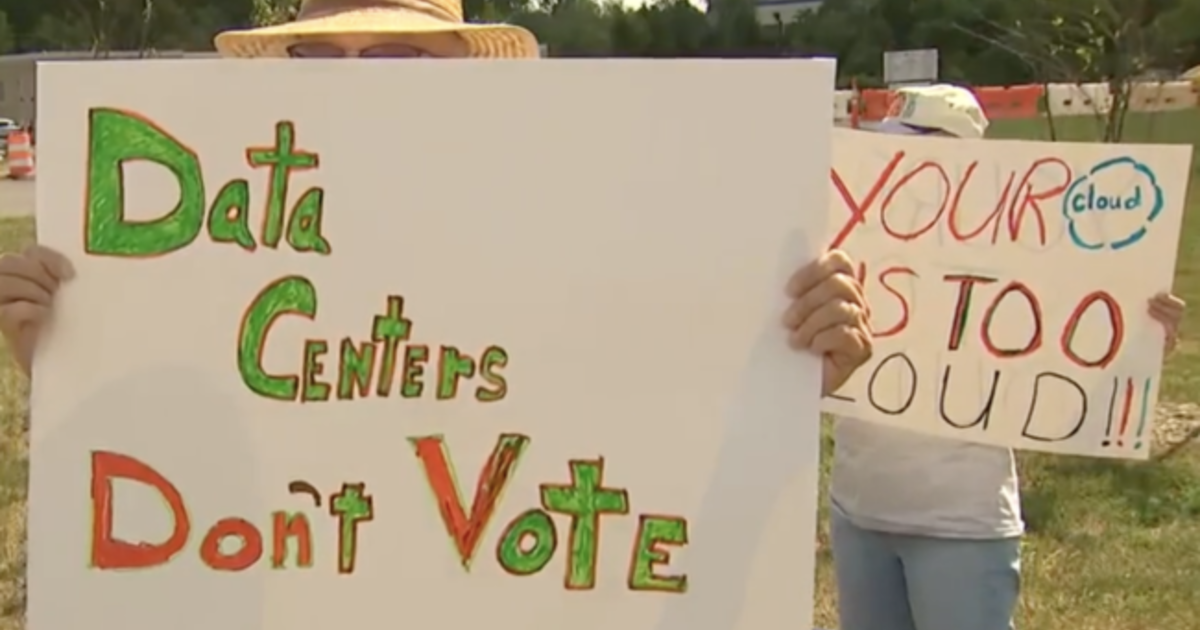 Protests over Amazon's Manassas data center