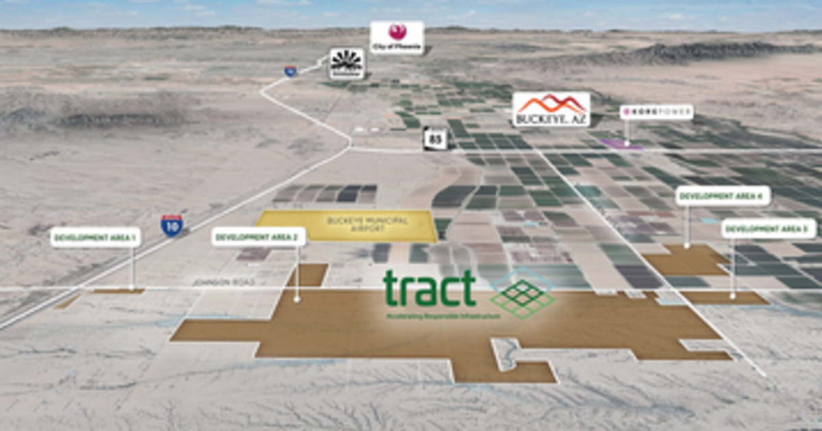 Tract announces new gigawatt-scale data center park in Phoenix, Arizona