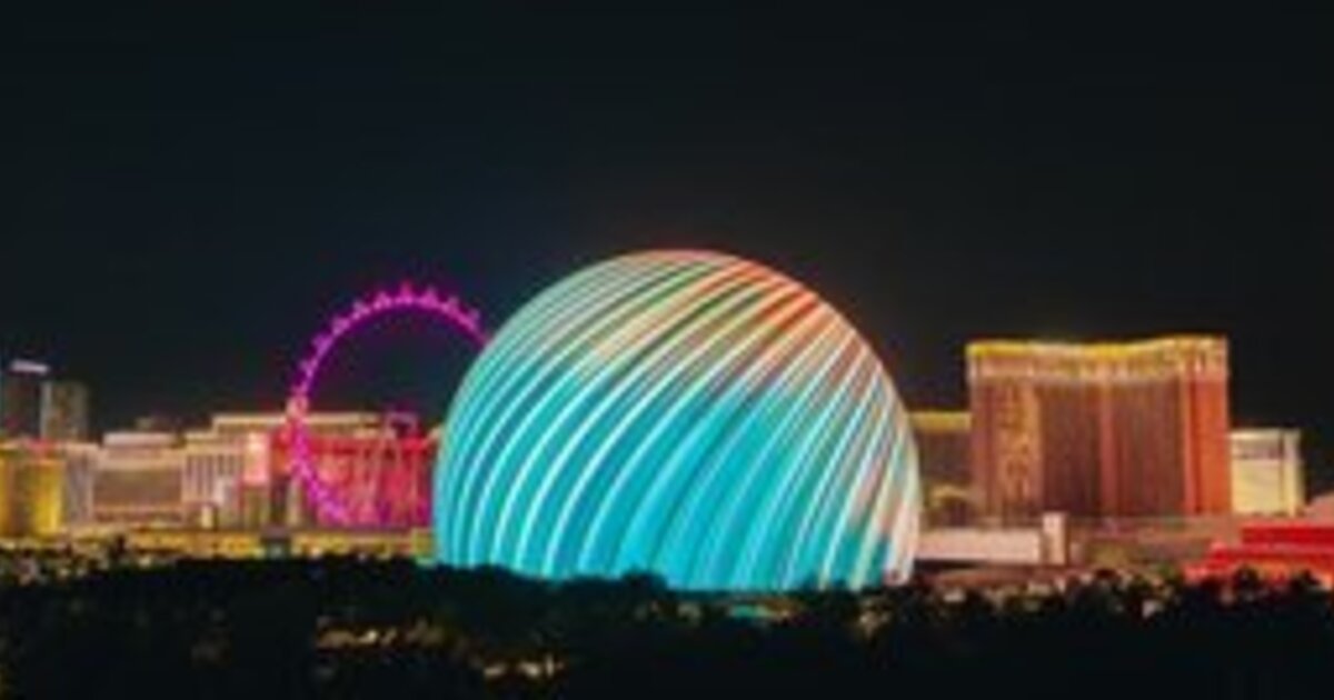 Vegas Sphere powered by 150 Nvidia RTX A6000 GPUs