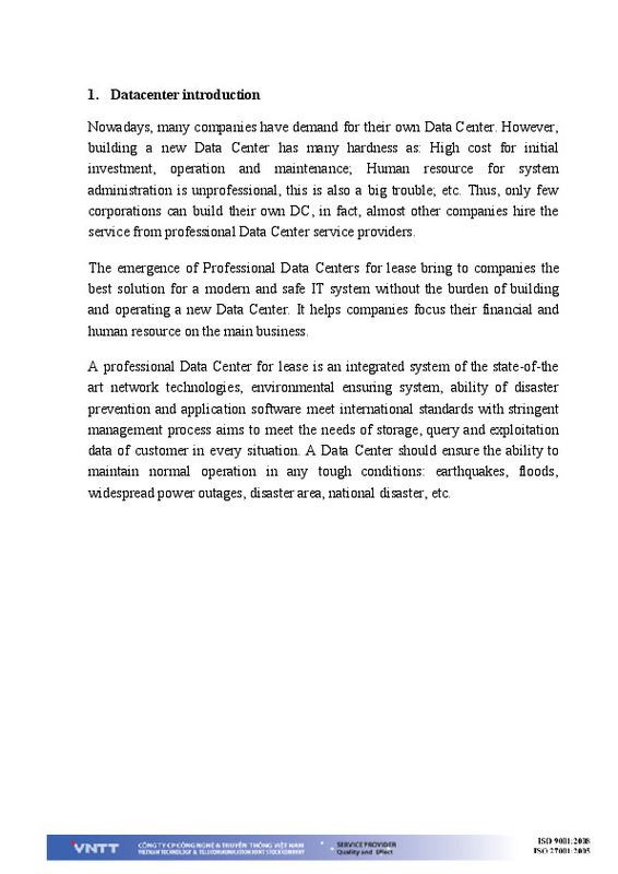 VNTT-Overview.pdf - VNTT eDatacenter Data Center